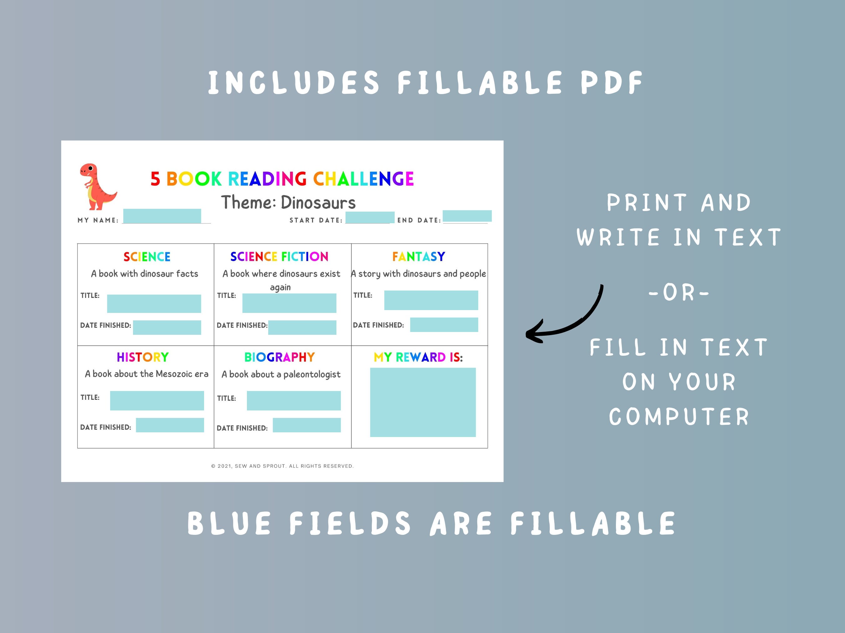 Printable Kids Reading Log - Kids Reading Reward Chart - Kids Digital ...