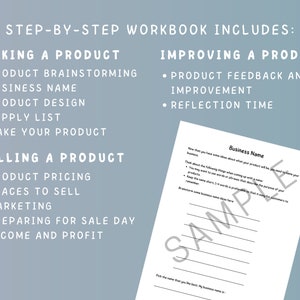 Young Entrepreneur Workbook - Kids and Teens Business Lesson ...