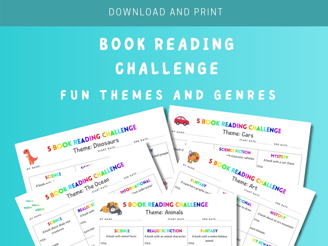 Printable Kids Reading Log - Kids Reading Reward Chart - Kids Digital ...
