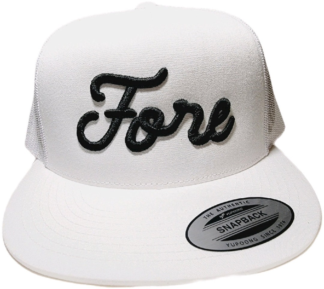 Fore Golf Direct Embroidered Puff Mesh Snapback Classic Trucker Hat - Etsy