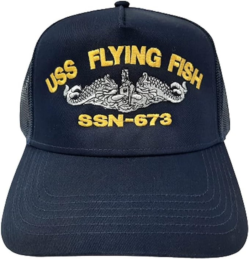 USS Flying Fish SSN-673 Submarine Boat Navy Ship Baseball Cap - Etsy