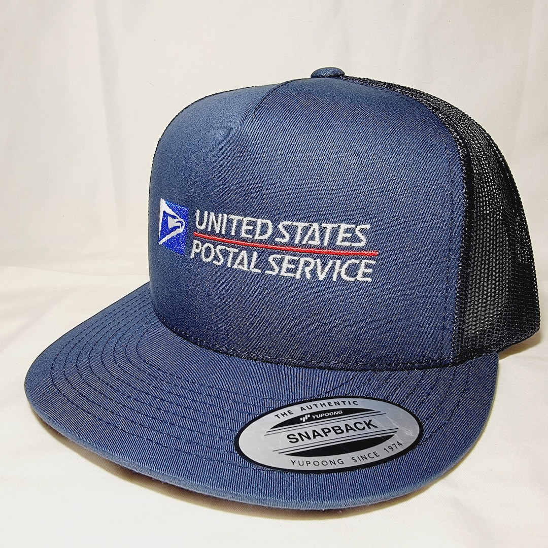 Post Office Worker Post Man Adjustable Mesh Direct Embroidered Snapback ...