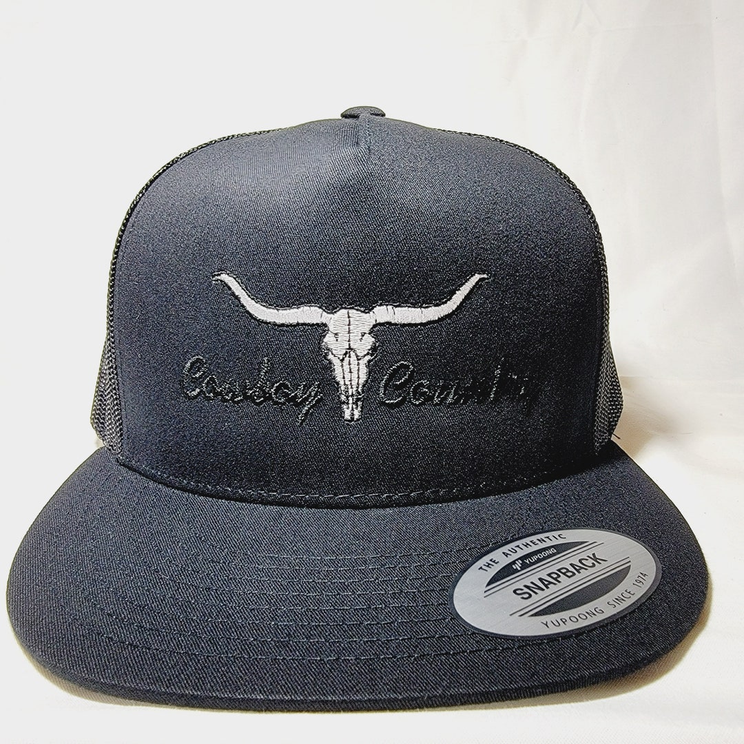 Cowboy Country Phantom Adjustable Mesh Direct Embroidered Snapback Cap ...