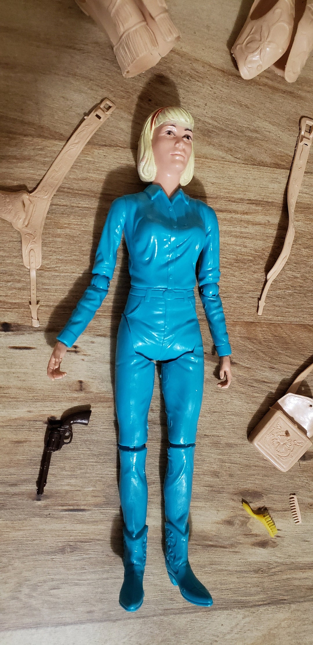 Marx Jane West Cowgirl With Assessories - Etsy