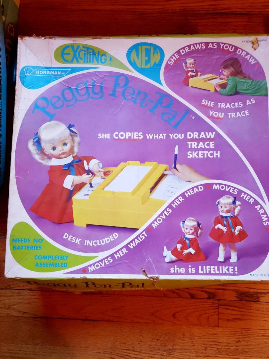 Peggy Pen-pal Doll and Writing Desk From the Early 1970's - Etsy