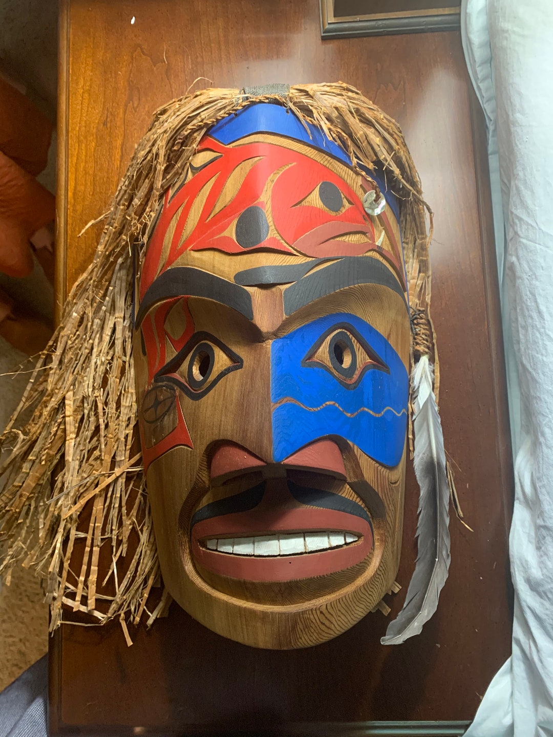 Native American Fisherman Mask - Etsy