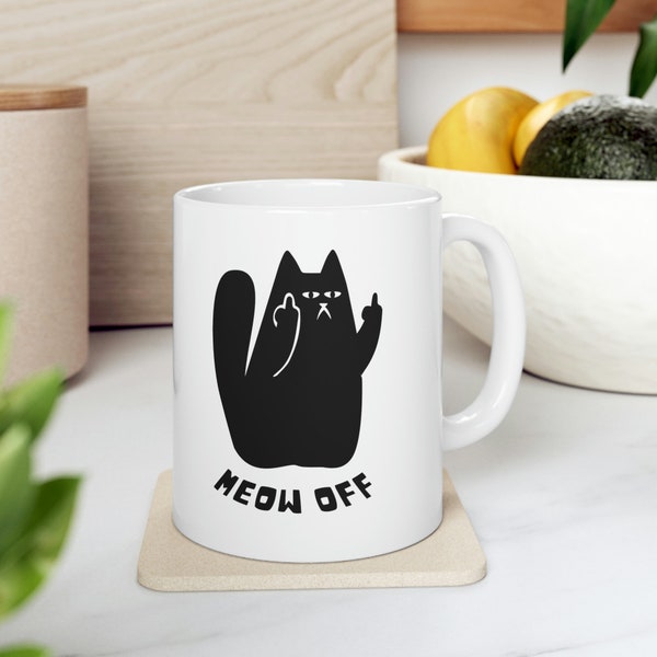 Middle Finger Cat - Etsy