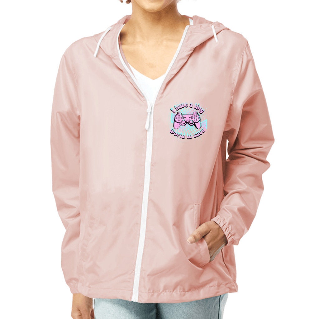 Gamer Girl Lightweight Windbreaker Full-zip Jacket, Gamer Jacket ...