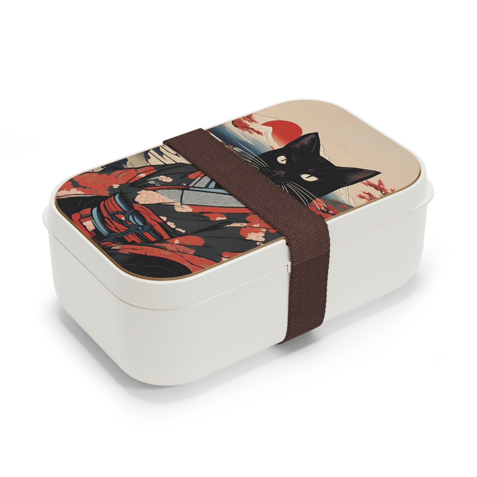 Black Cat Japanese Art Bento Lunch Box, Ukiyo-e Style Lunch Box, Japan ...