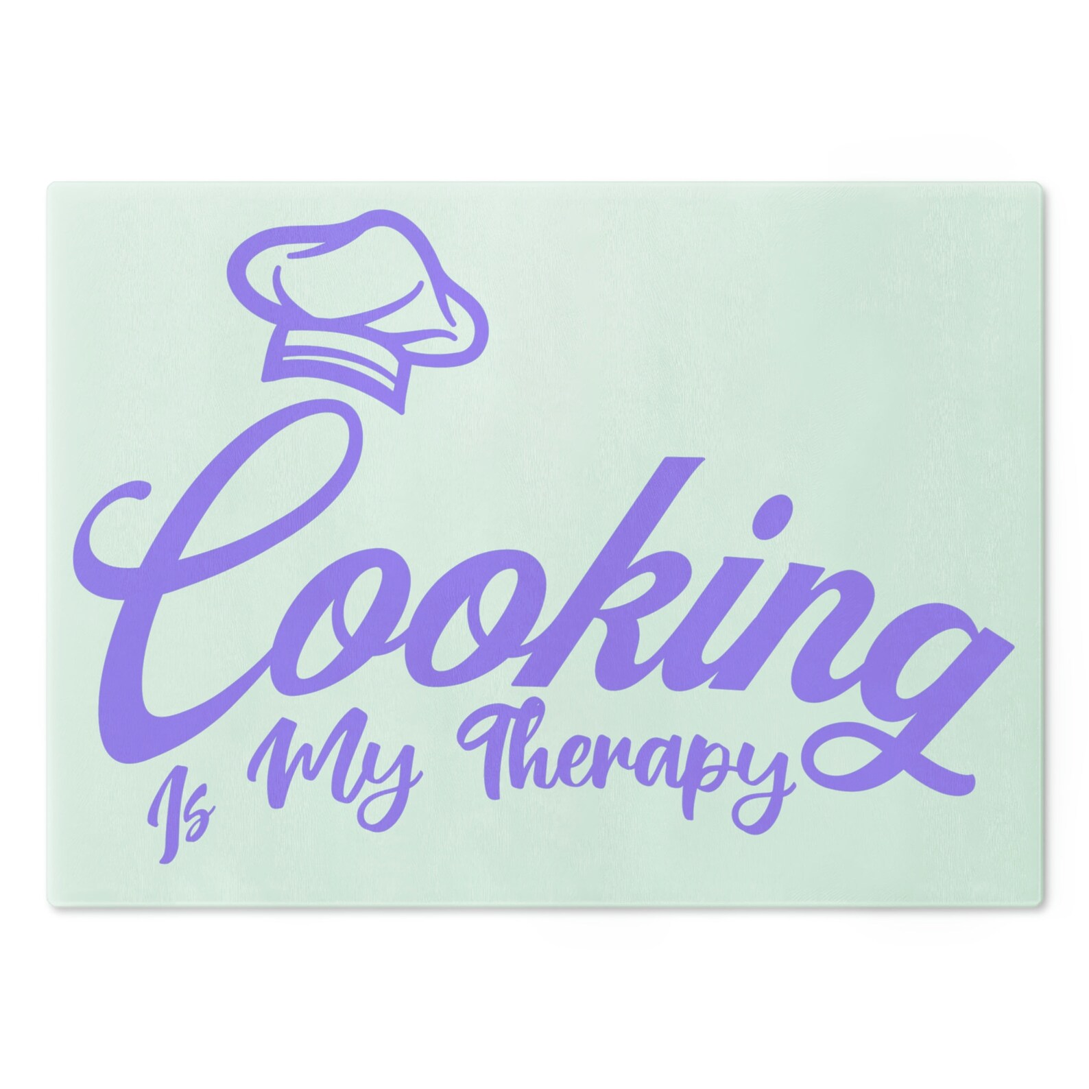 Cooking is My Therapy Cutting Board, Housewarming Gift, Chopping Board ...