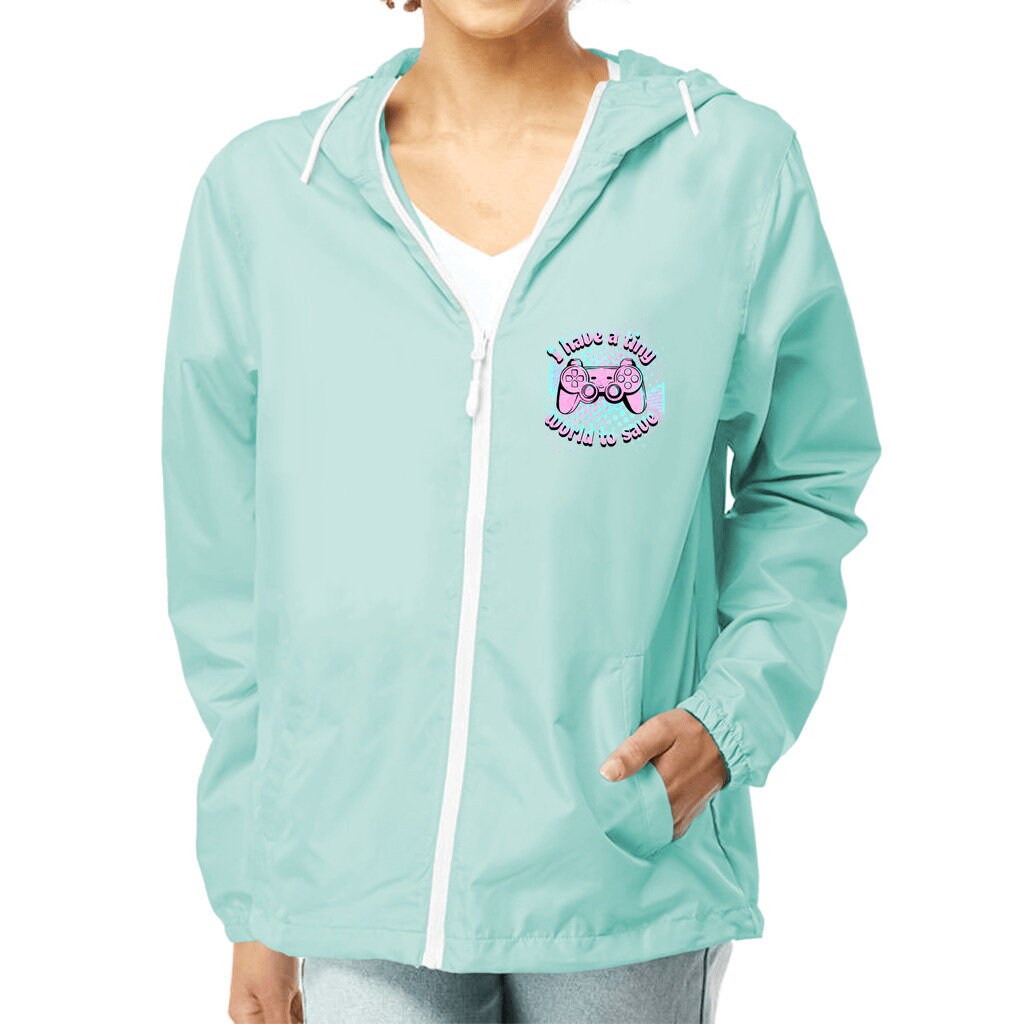 Gamer Girl Lightweight Windbreaker Full-zip Jacket, Gamer Jacket ...
