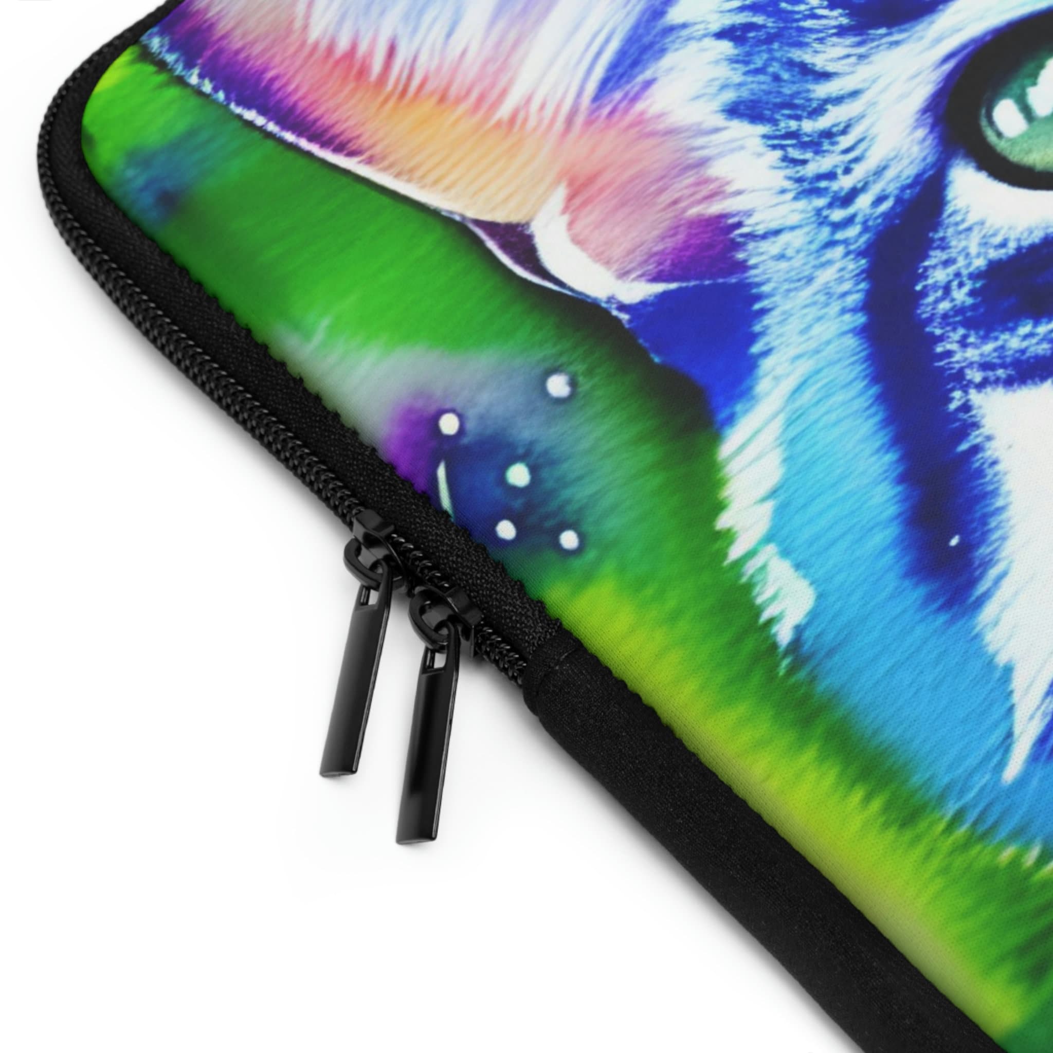 Colorful Cat Graphic Laptop Sleeve, Whimsical Cat Laptop Case, Fun Cat ...