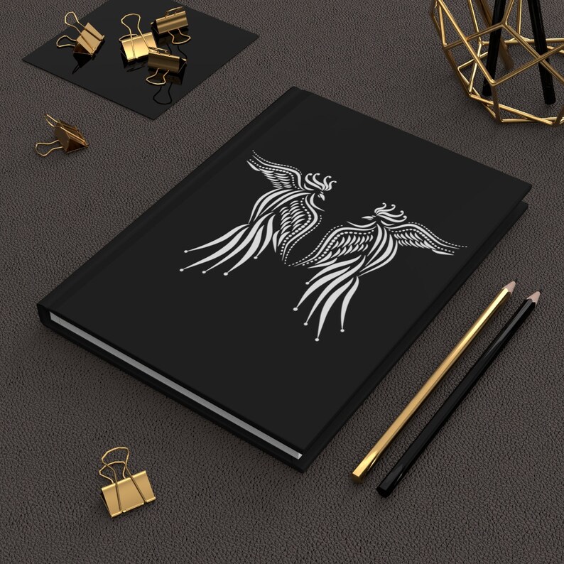 Phoenix Hardcover Journal Matte Notebook, Manifestation Journal ...