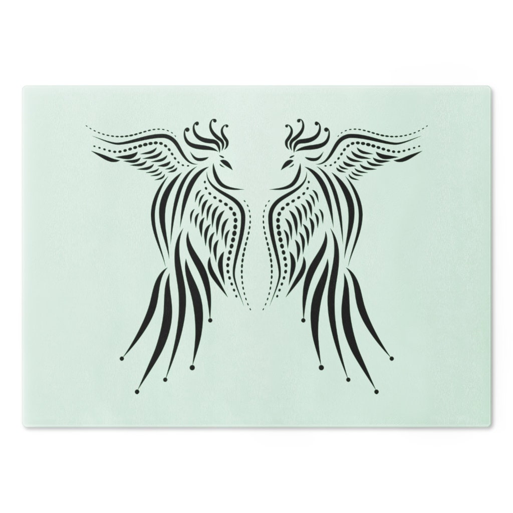 Phoenix Cutting Board Kitchen Decor Gift Firebird Cutting - Etsy Israel