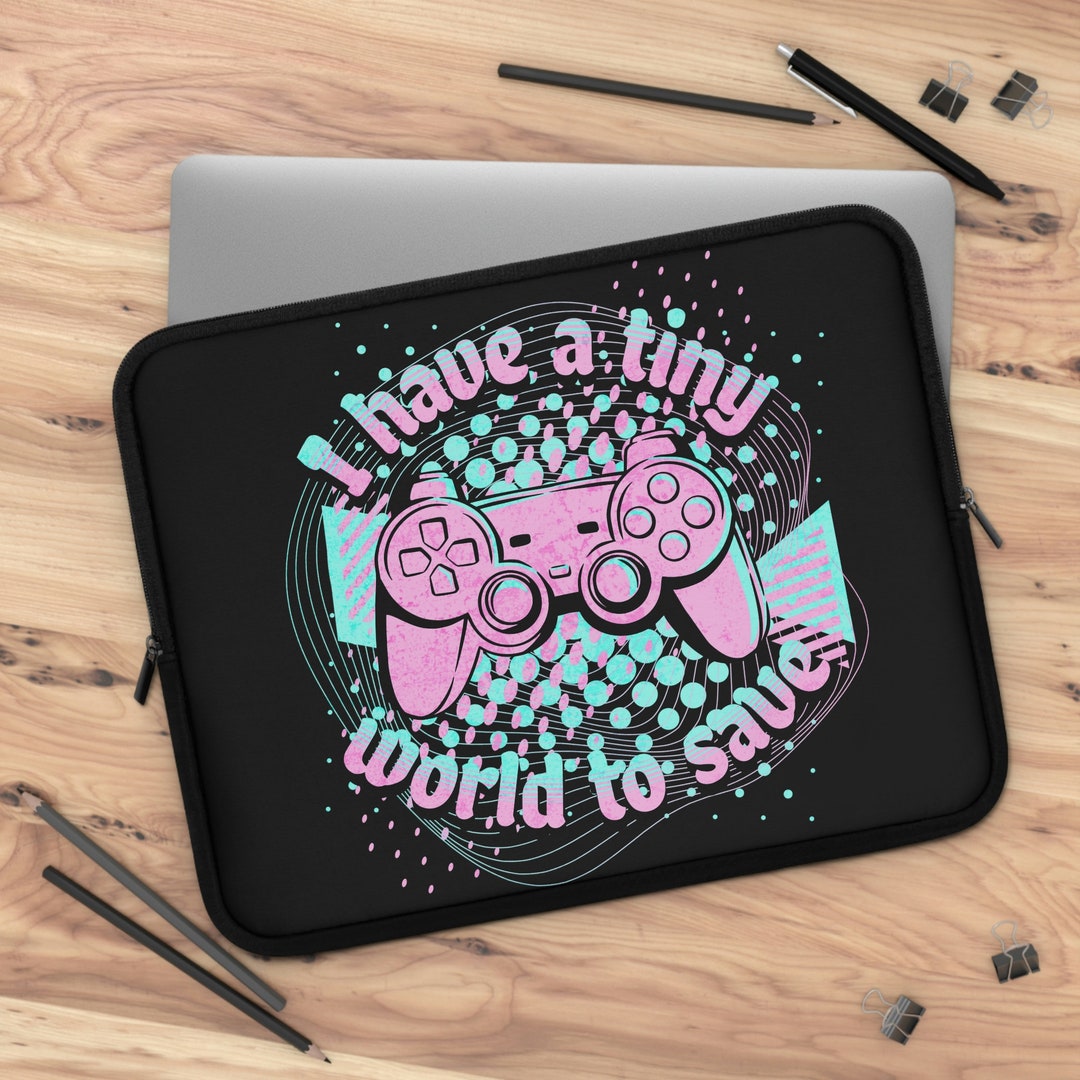 Video Game Laptop Sleeve, Gamer Girl Gift, Gamer Girl Laptop Case ...
