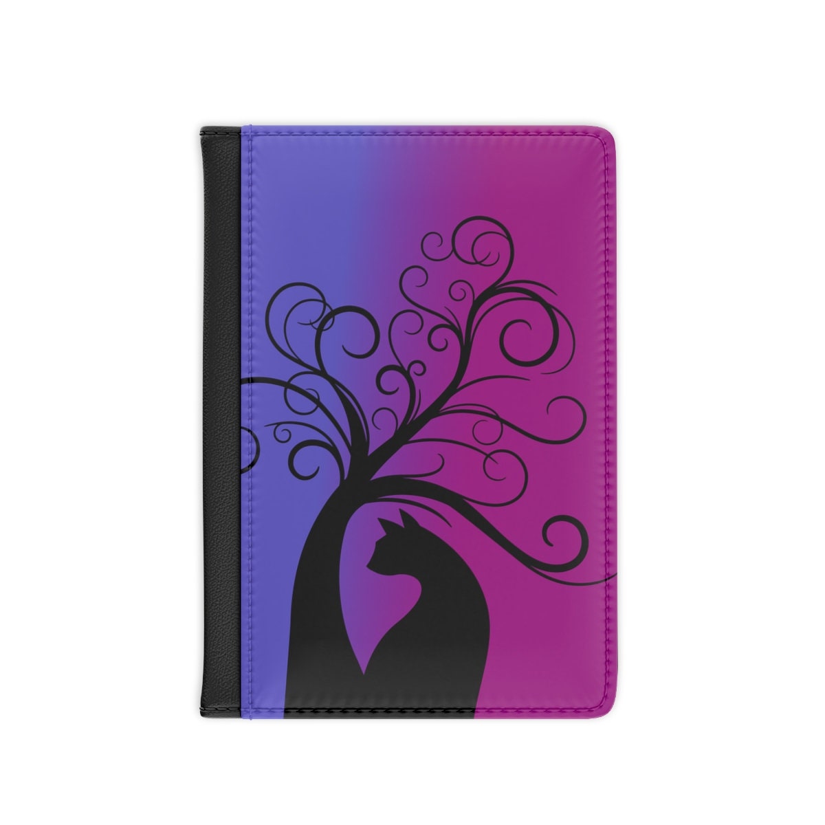 Black Cat Passport Cover, Gothic Passport Cover, Magical Passport Cover ...
