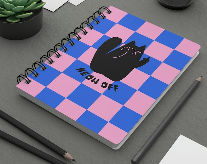 The Original Sad Cat Meme Spiral Journal Notebook, Sad Cat Meme, Crying ...