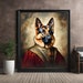 Custom Dog Portrait Poster, Personalized Dog Wall Art, Royal Dog Wall ...