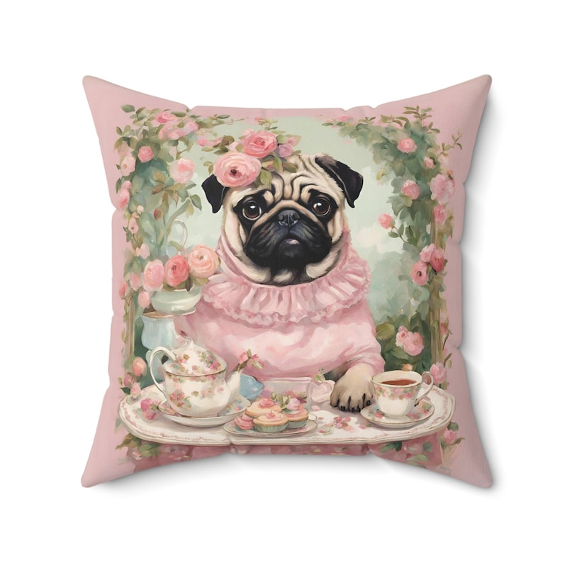 Pug Pillow - Etsy