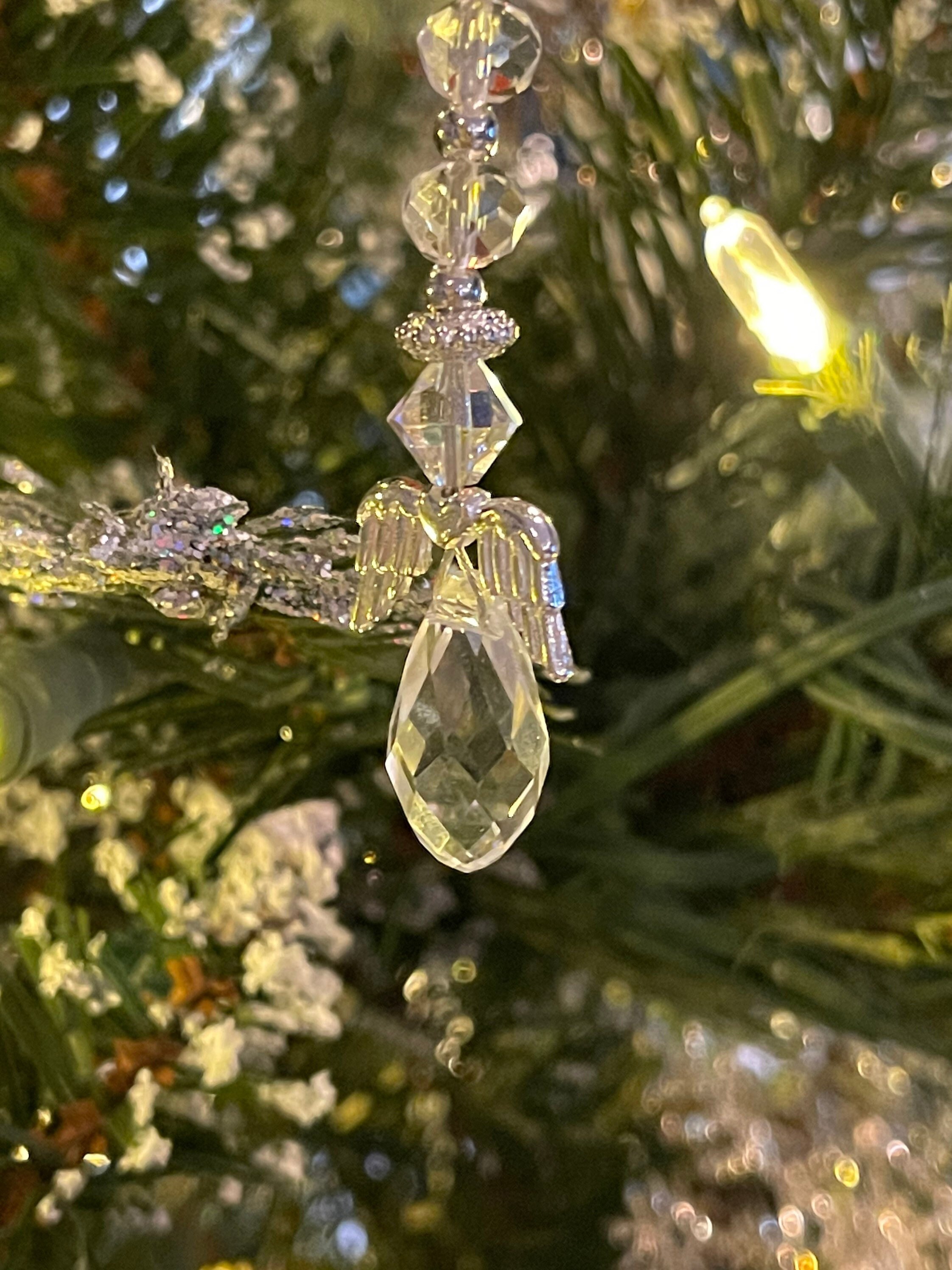 Crystal Angel Ornaments Set of 6 - Etsy
