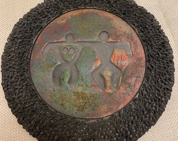 Petroglyphs in Raku Lava Rock From Maui Signed by Ben Diller - Etsy