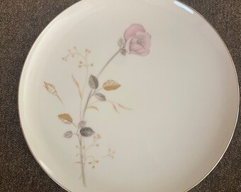 Sango Fine China, Japan, 7.5 Plate, White Dishes With Pink Roses, Small ...