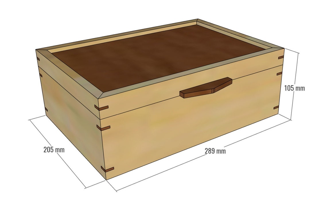 Tea Box Plan (METRIC) - Etsy