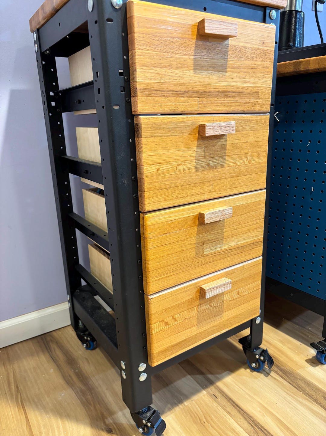 Plan for Shop Drawers for Rockler’s Rock-steady Sharpening/grinder ...