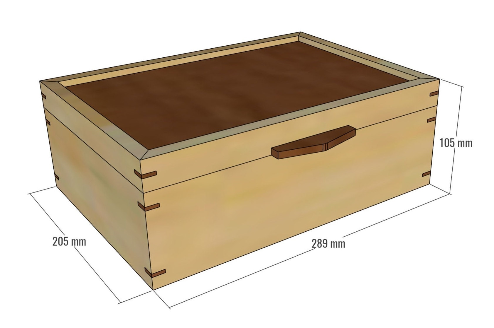 Tea Box Plan (IMPERIAL) - Etsy