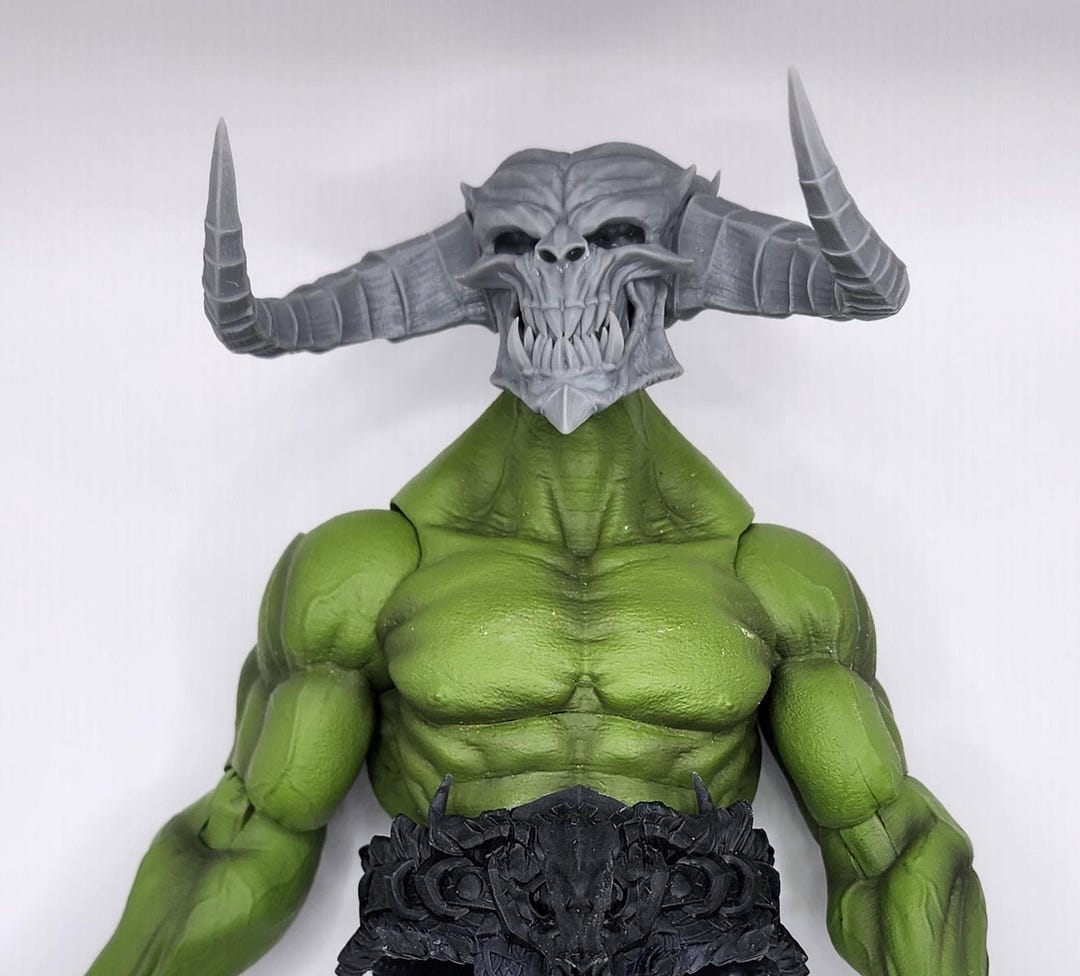 Vaelgorath - Ogre Scaled Demon Head - Scaled for Mythic Legions Ogre ...