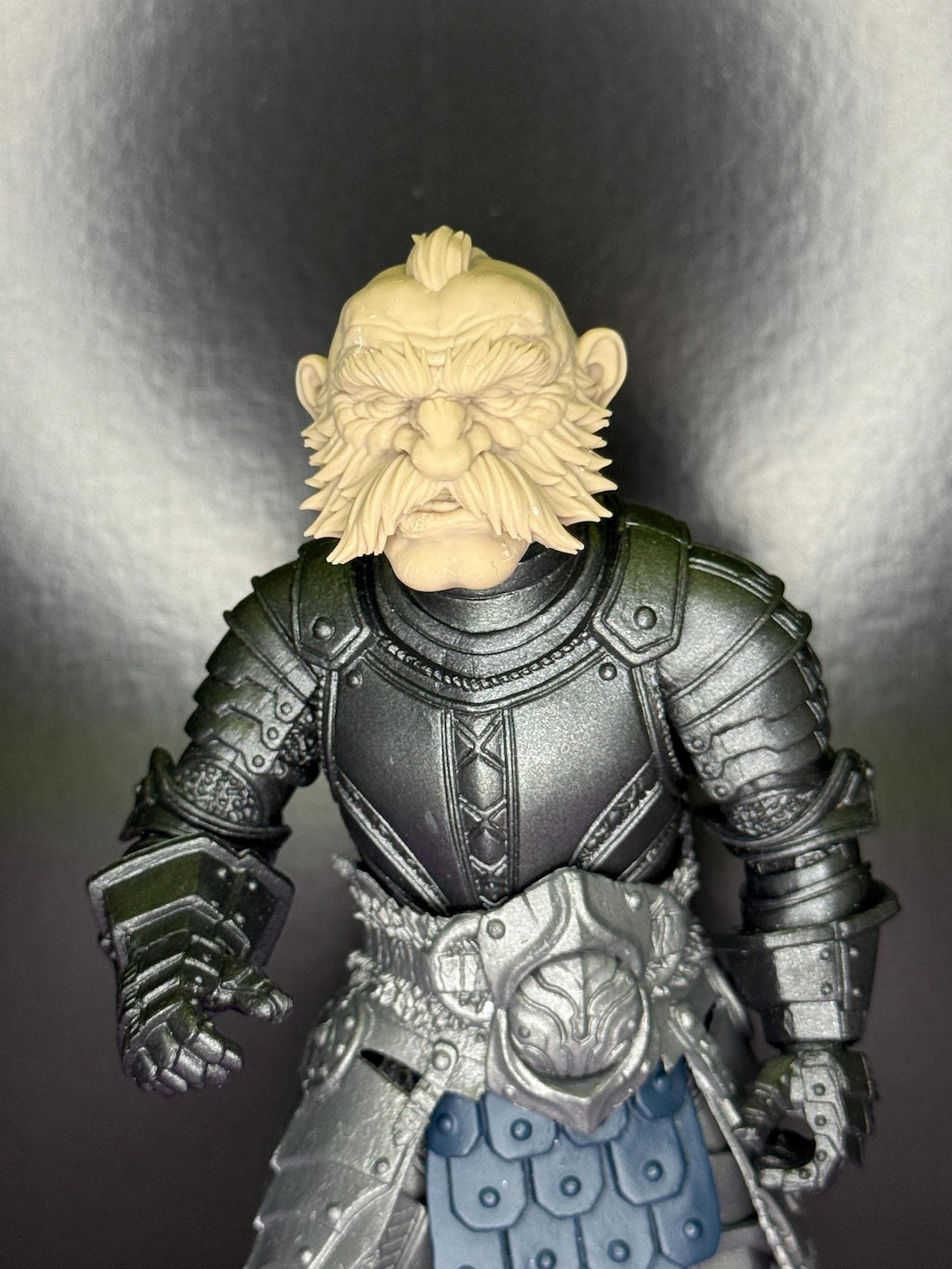 Durmin Flintheart Dwarf Head - Scaled for Mythic Legions 1.0 and 1/10 ...