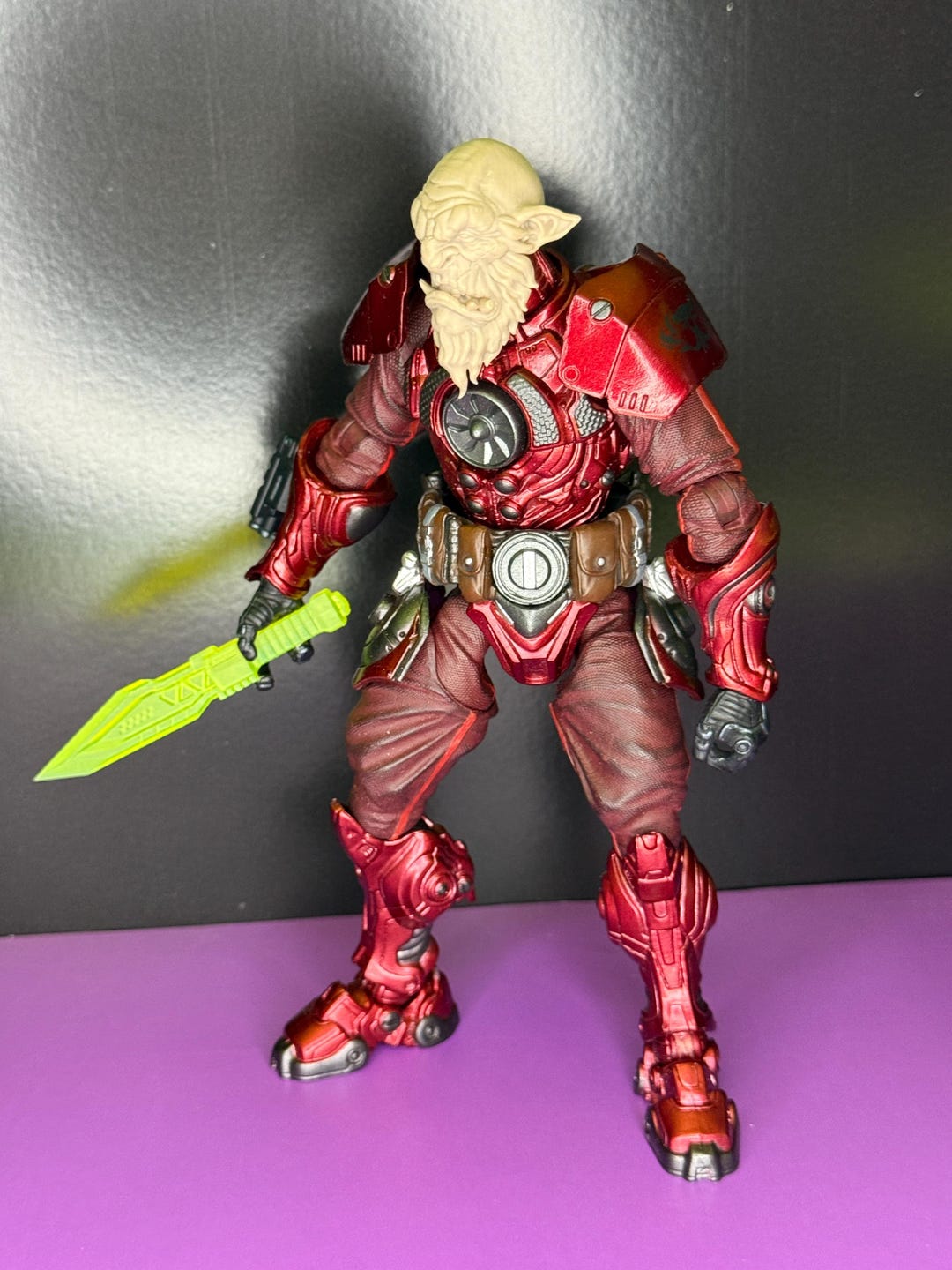 Cosmic Green Knife Blade Scaled for Mythic Legions 1.0 and 2.0 Scale ...