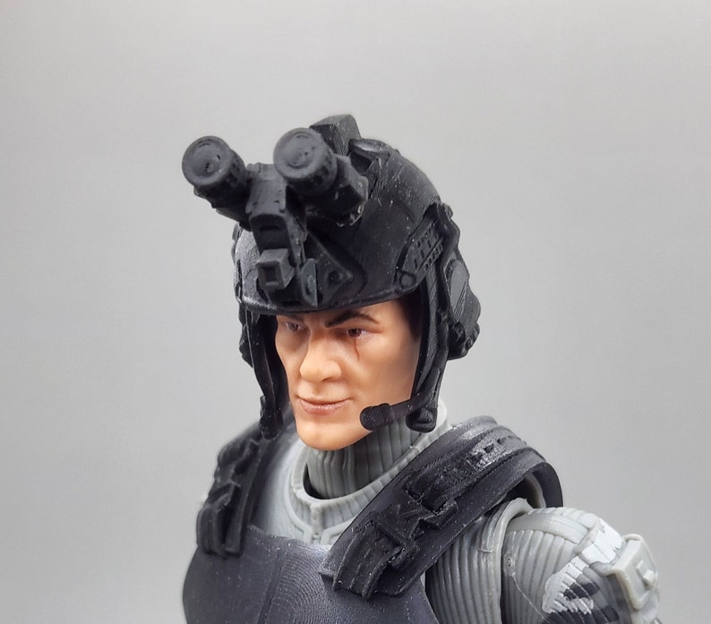 Combat Helmet With NODS GI Joe Classified Compatible 1/12 - Etsy