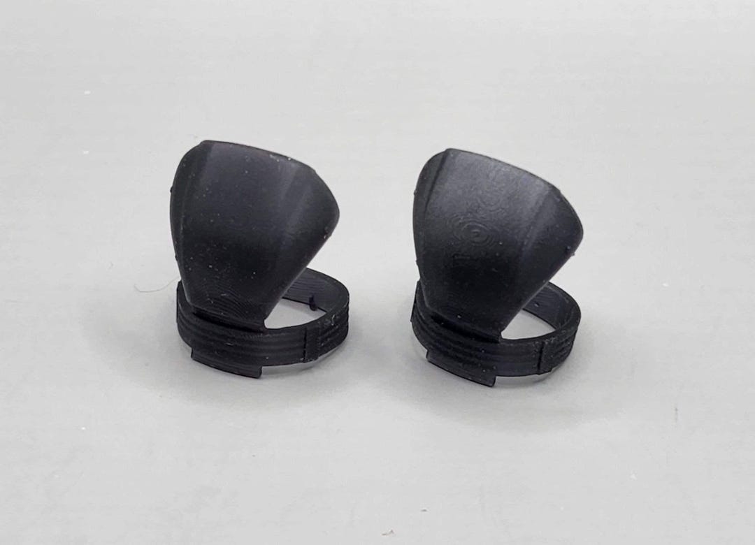 Black Armored Shoulder Pads - 1/12 Scale - Etsy