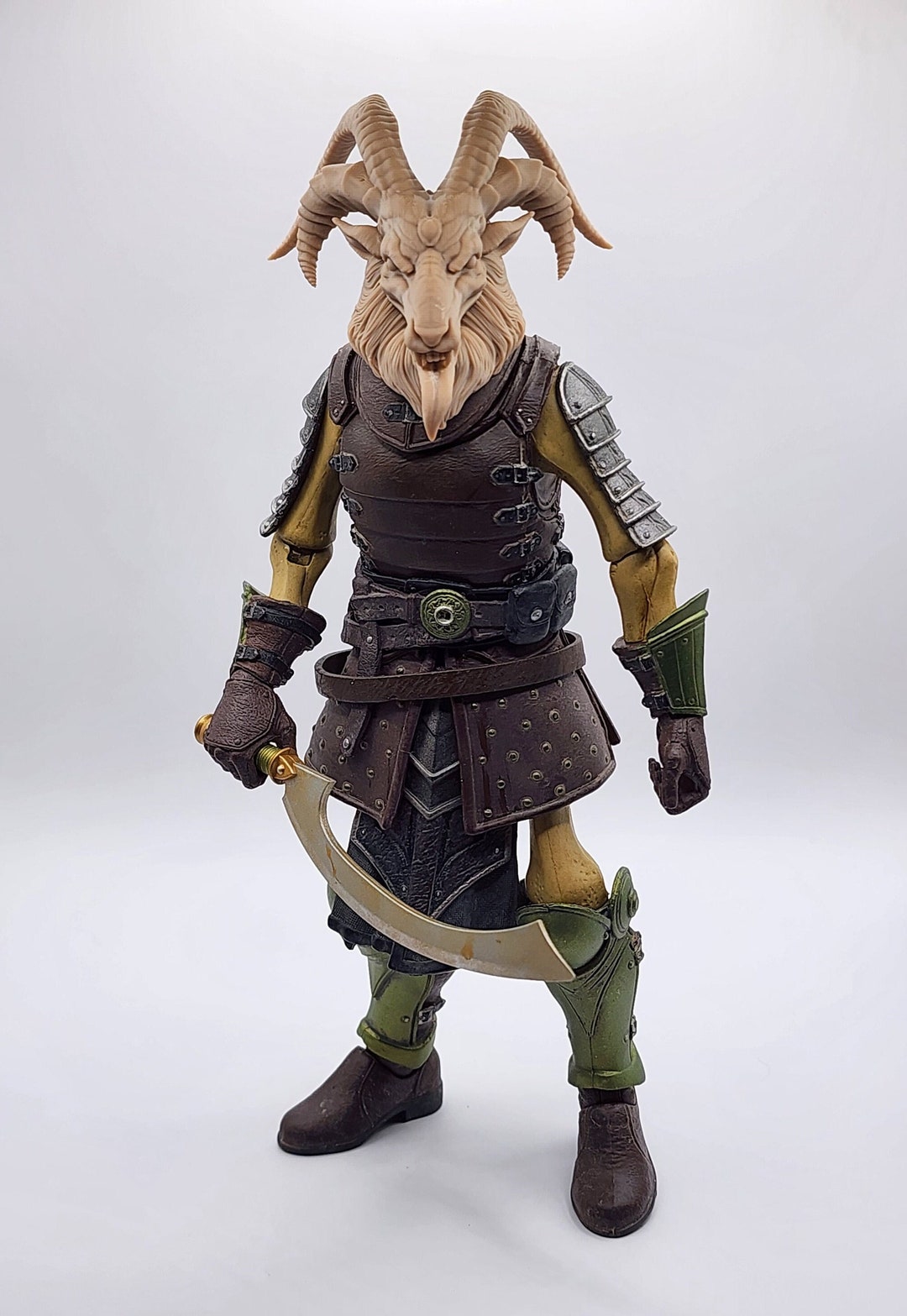 Shadowbleat the Evil Goat Head Scaled for Mythic Legions 1.0 and 1/10 ...