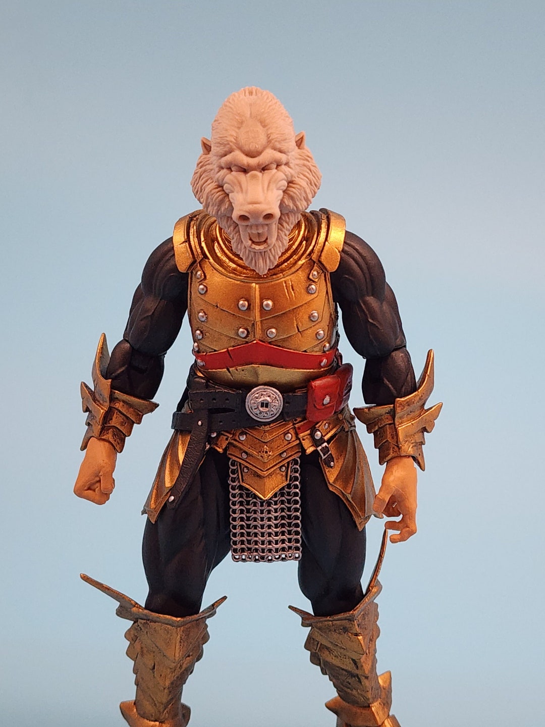 Mandrill Head - Scaled for Mythic Legions 1.0 and 1/10 Scale Figures - Etsy