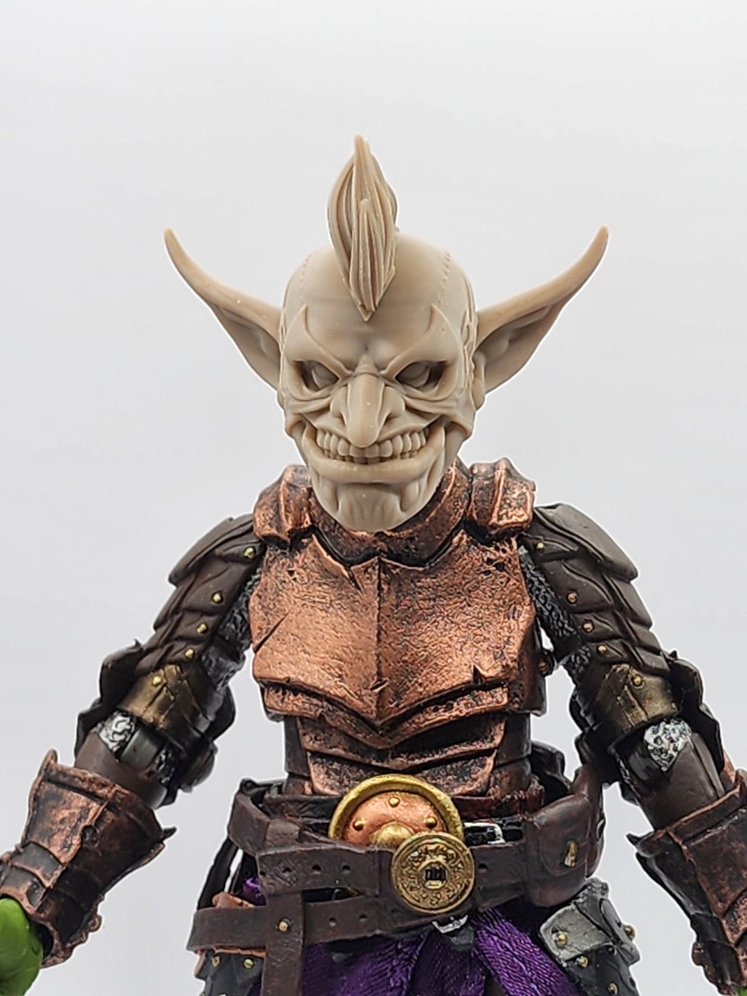 Luchador Wrestler Goblin Head - Scaled for Mythic Legions 2.0 and 1/10 ...