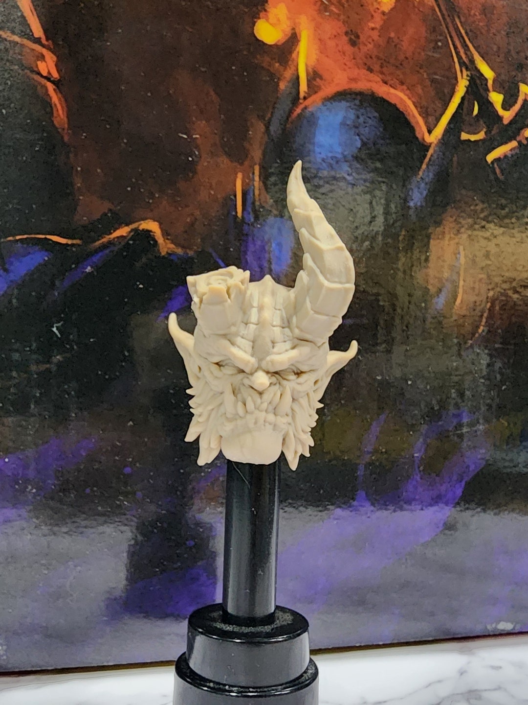 Debbie the Sideburned Demon Head for Mythic Legions and 1/10 Scale ...