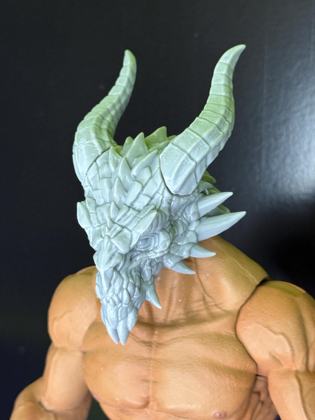 Koruzan the Dragon, Head and Horns Mythic Legions Ogre Scale - Etsy