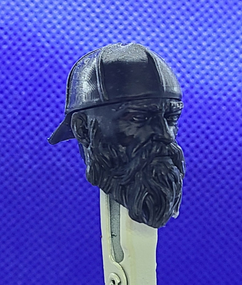 Unpainted Bearded Head With Backwards Hat GI Joe Classified - Etsy