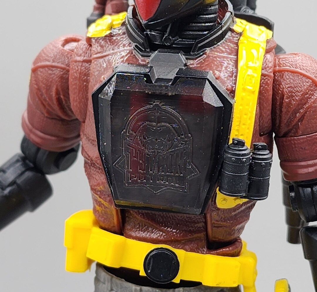 Pack of 5 Classified Android in GRAPHITE Snake Patrol Replacement Chest ...