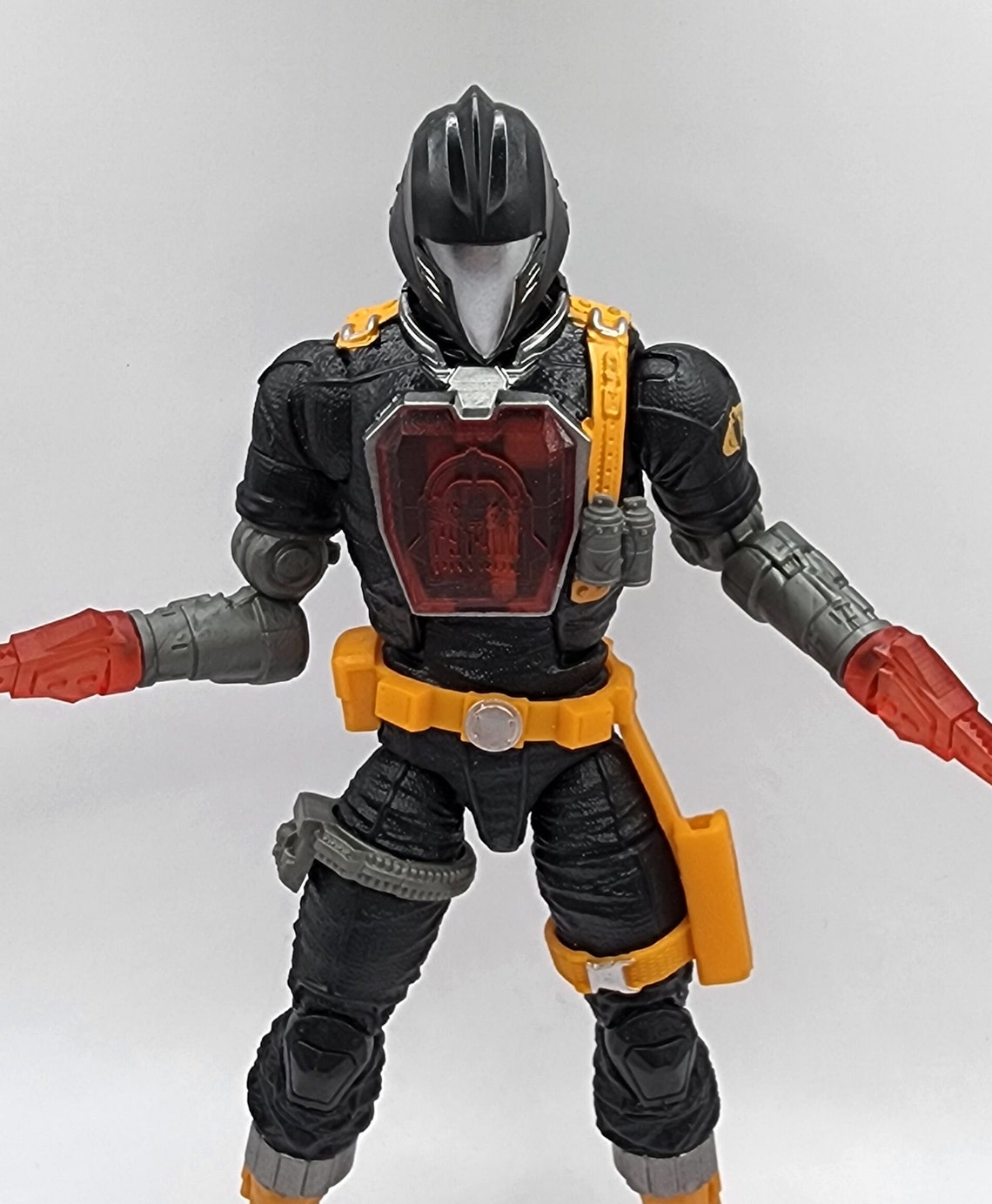 Pack of 5 G.I. Joe Classified BAT Clear RED Python Patrol - Etsy