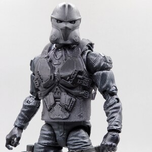 Futuristic Tactical Vest Classified Compatible 1/12 Scale - Etsy