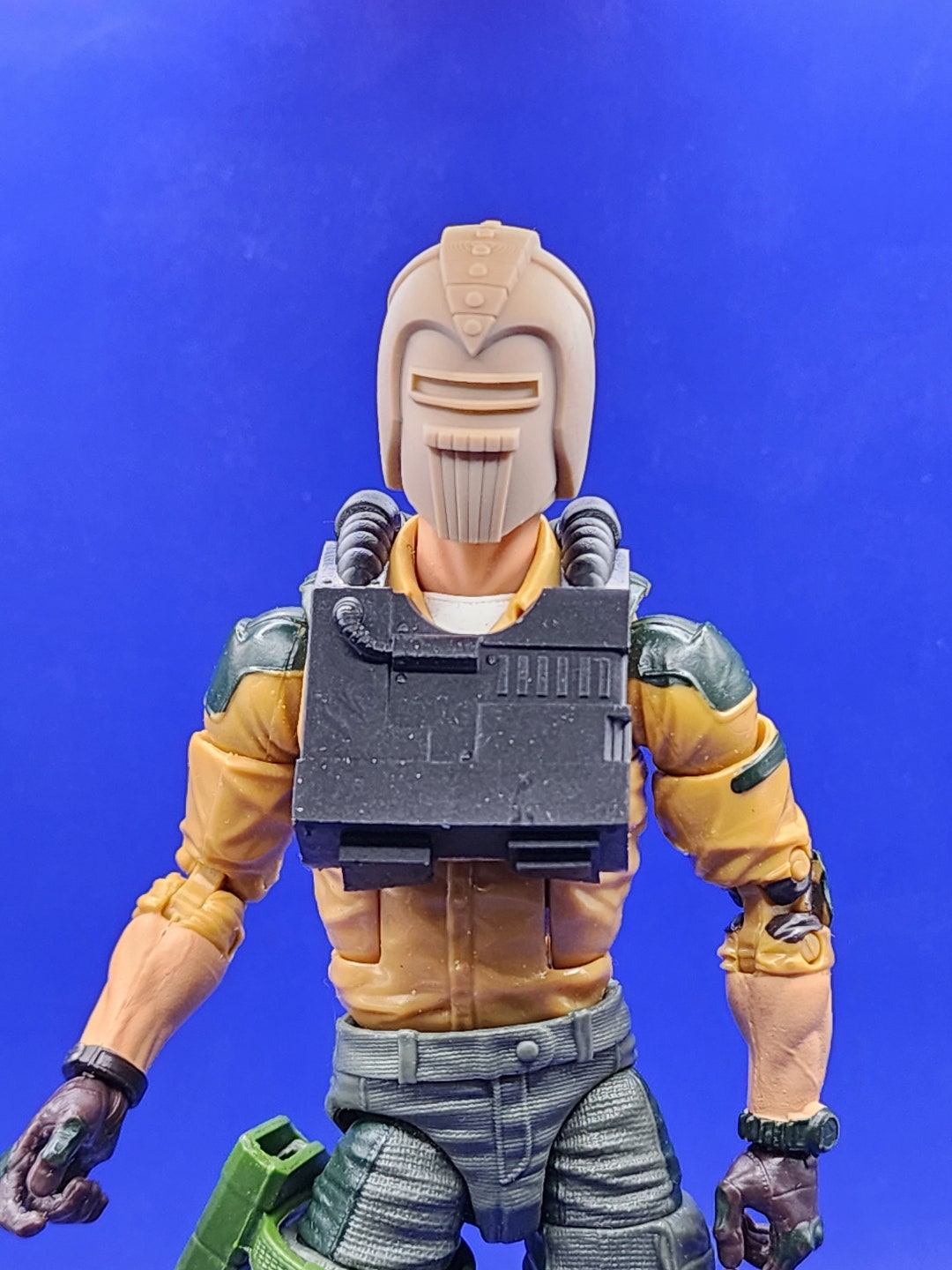 GI Joe Iron Grenadiers Ferret Head Vest Kit 1/12 Scale Classified ...