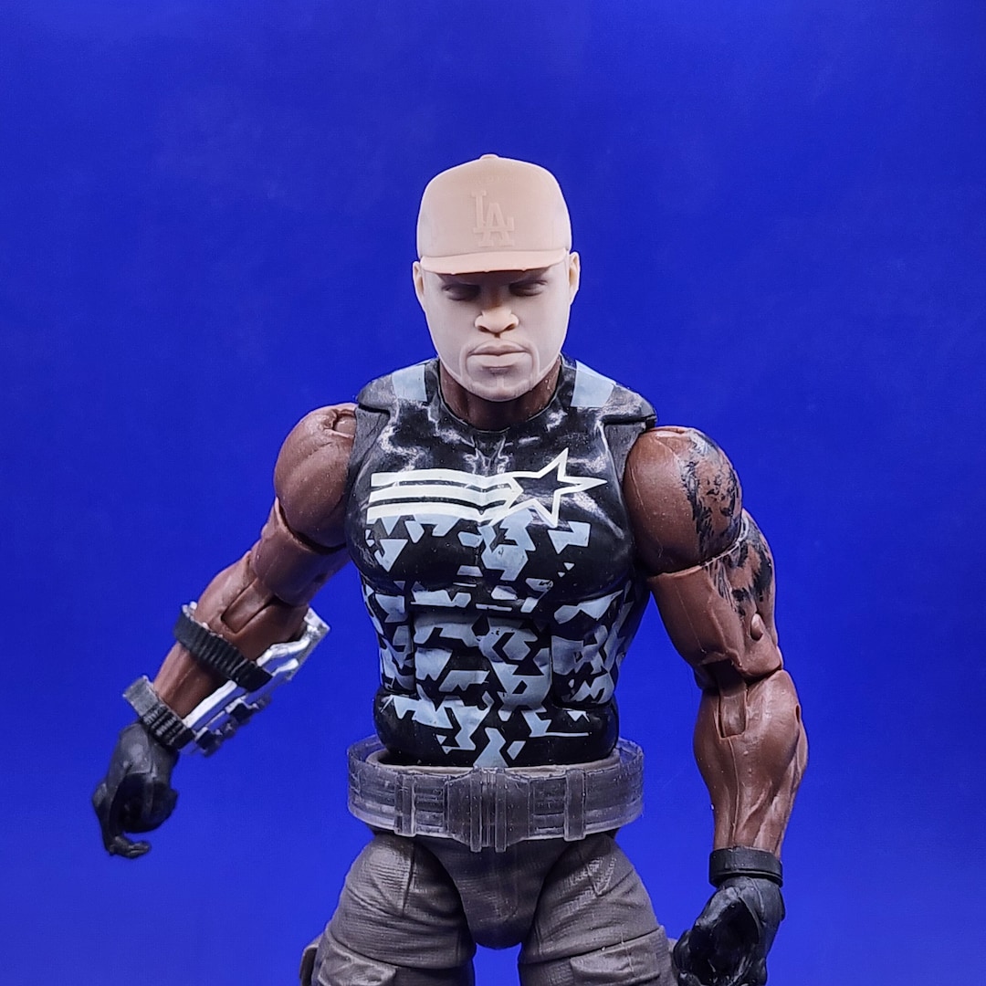 Ice Cube Inspired Roadblock Sized Head - 1/12 Scale Classified ...
