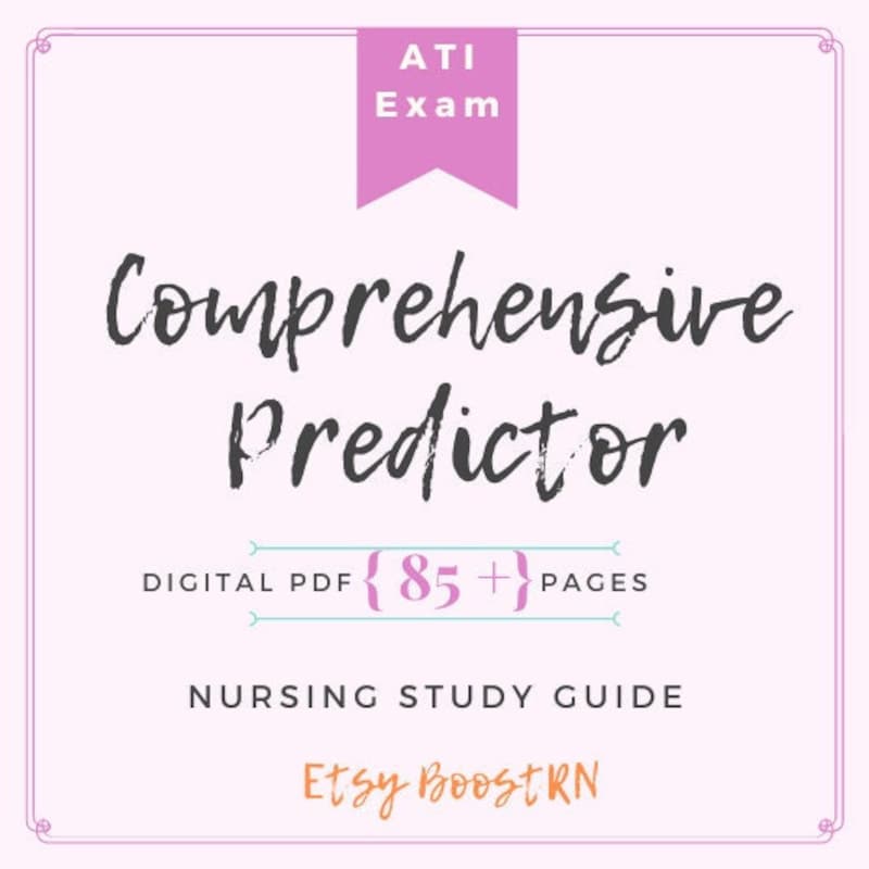 Ati Comprehensive Predictor 2020 - Etsy