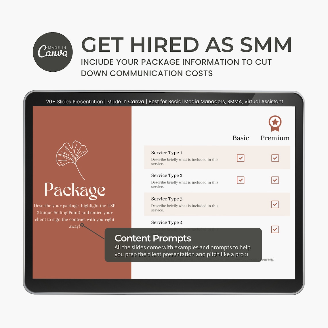Social Media Manager SMM Portfolio Template Canva, New Customer ...