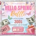 Spring Raffle Flyer, DIY Flyer Template Design, Spring Giveaway Flyer ...