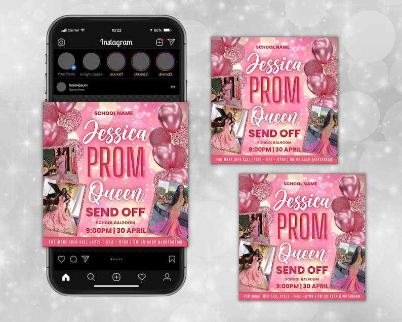 Prom Invitation Flyer Prom Event Flyer Prom Invitation Prom - Etsy