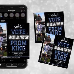 Vote Homecoming King - Class Campaign Flyer - High School Homecoming ...